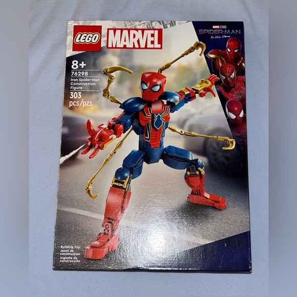 Lego | Toys | Legos Marvel Iron Spiderman Construction Figure 76298 Nib ...